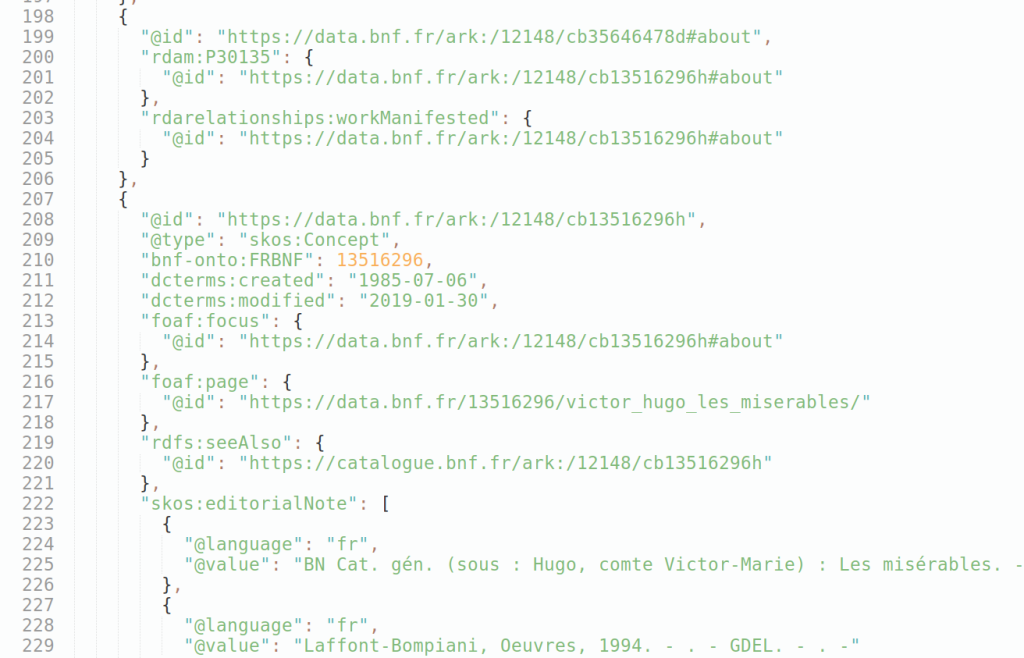 Clean JSON(-LD) from RDF using Framing - Sparna Blog